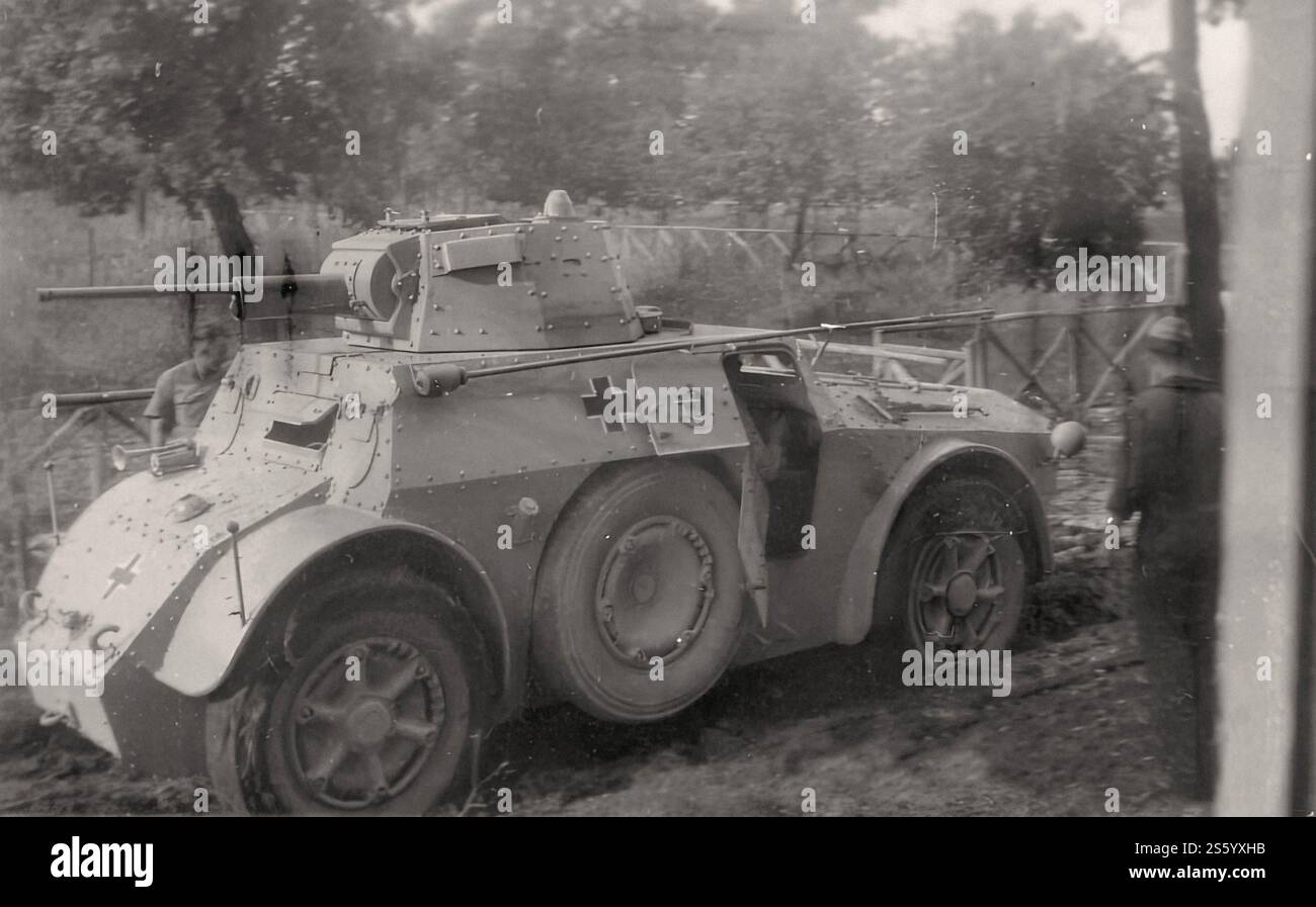Autoblinda AB 41 - Historical document, photographer unknow Stock Photo ...