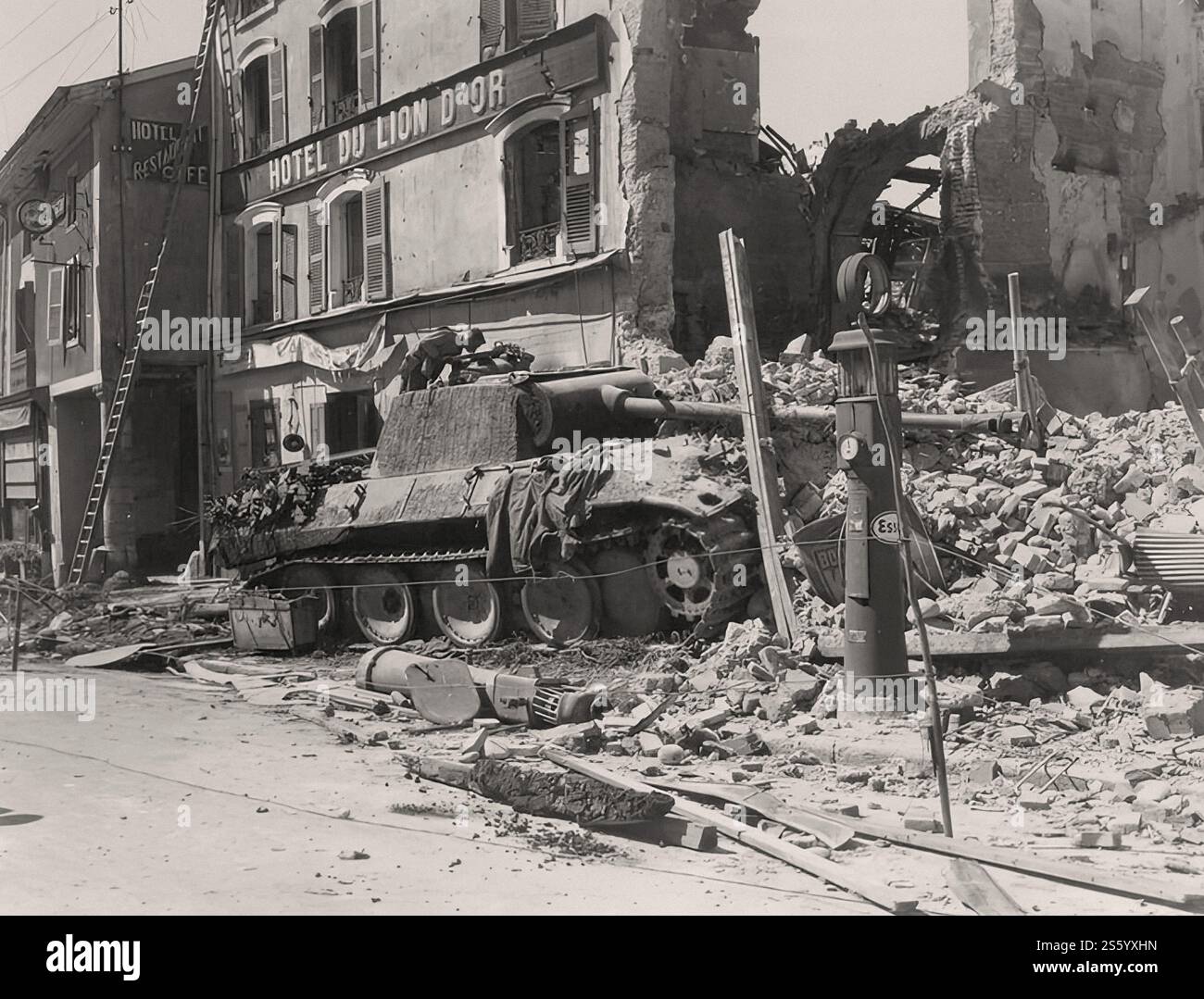 Destroyed as a result of the offensive 7th US Army German tank ...