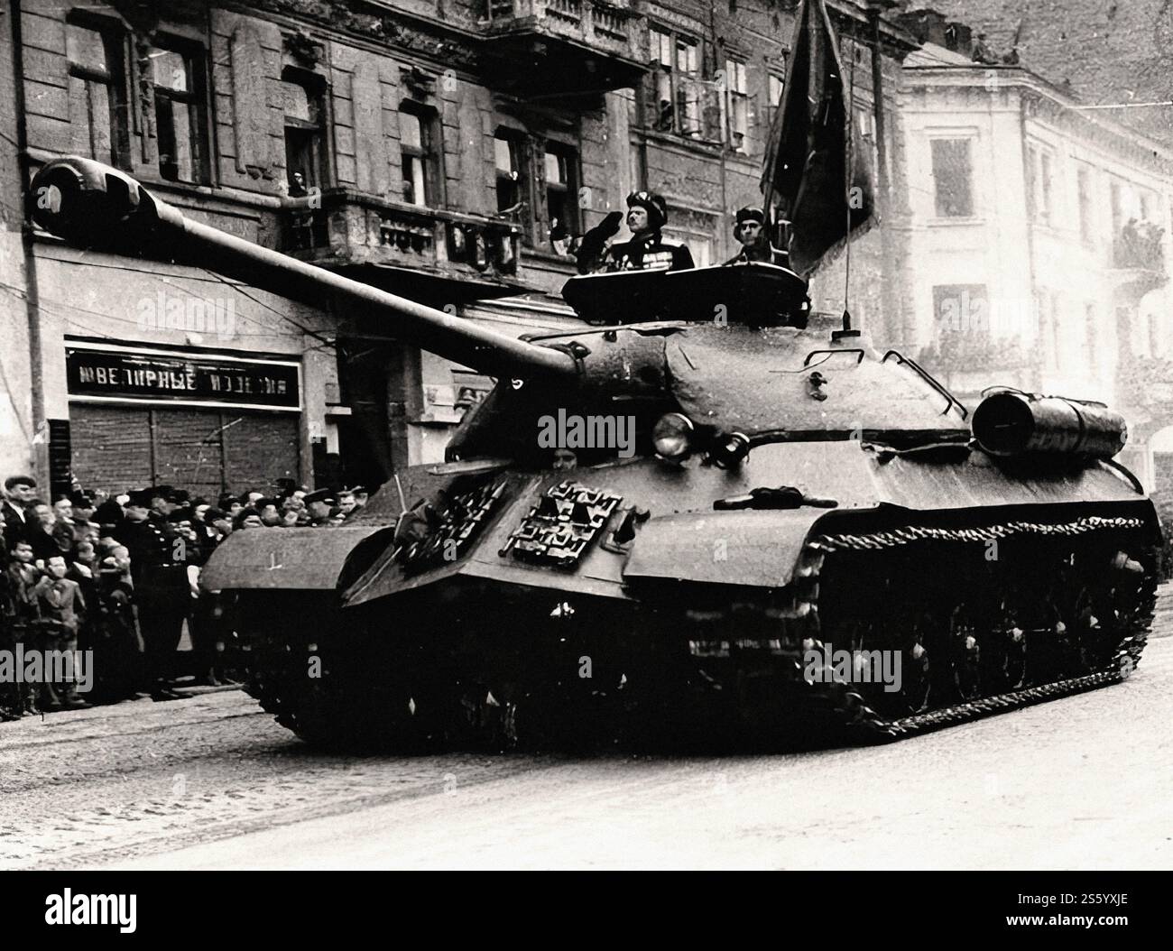 Soviet tank IS-3 - Historical document, photographer unknow Stock Photo ...