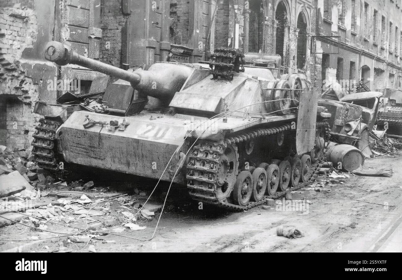 Stug 40 Ausf G from Panzer Sturm Reserve, Posnan february 1945 ...