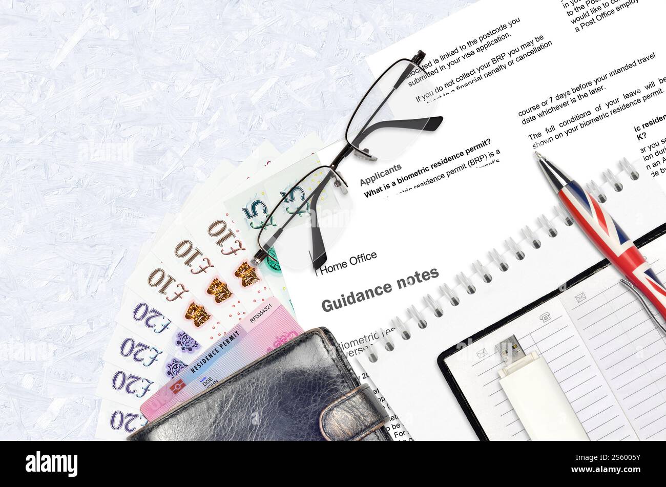 English form BRP with guidance notes to applying biometric residence ...