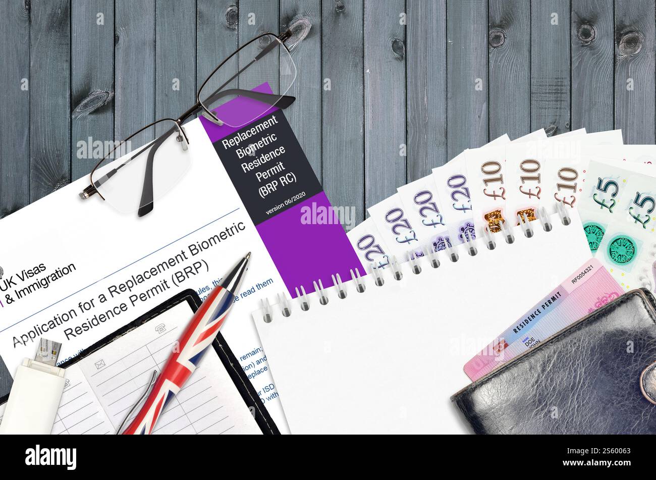 English form BRP RC Application for a replacement biometric residence ...