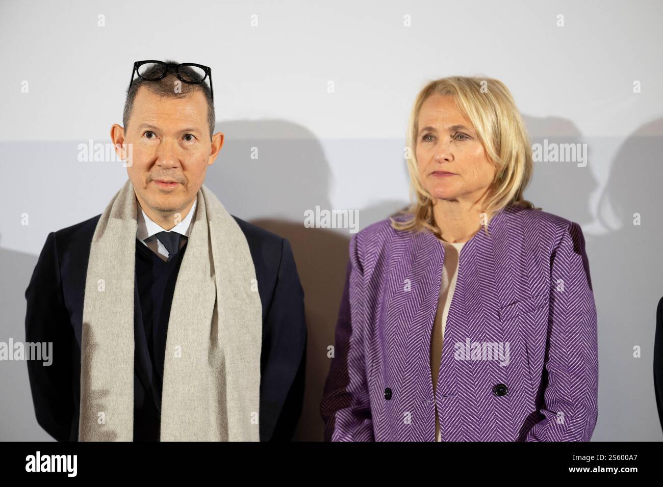 Marjan Rintel, chief executive officer of KLM and Benjamin Smith, chief ...