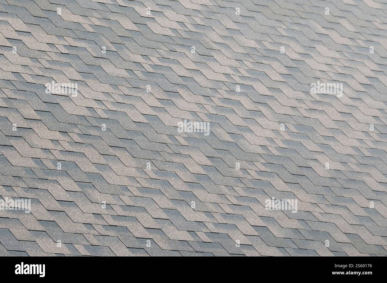 Flexible shingles of bitumen roofing surface. Background mosaic texture ...