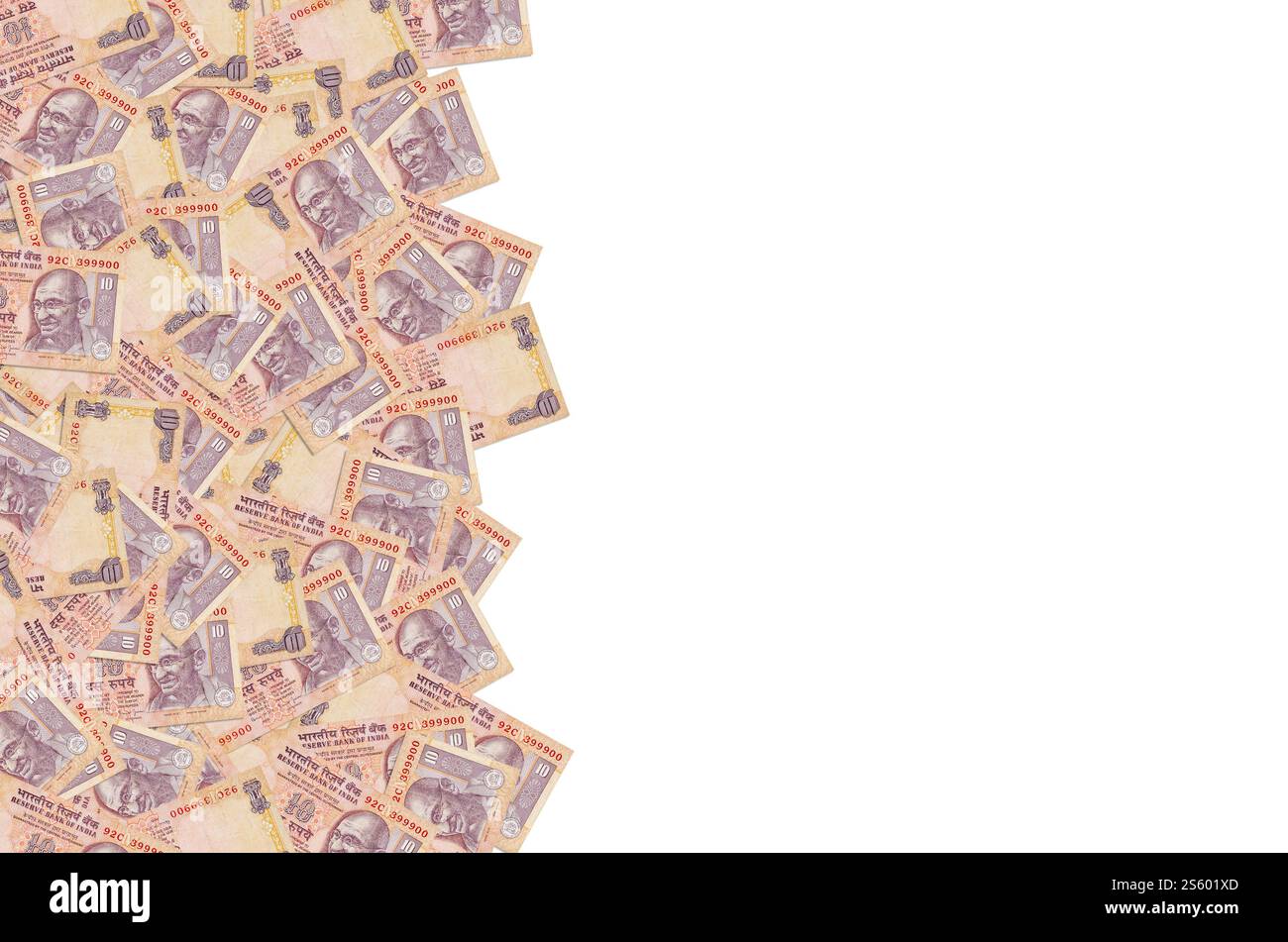 Indian 10 rupee note hi-res stock photography and images - Alamy