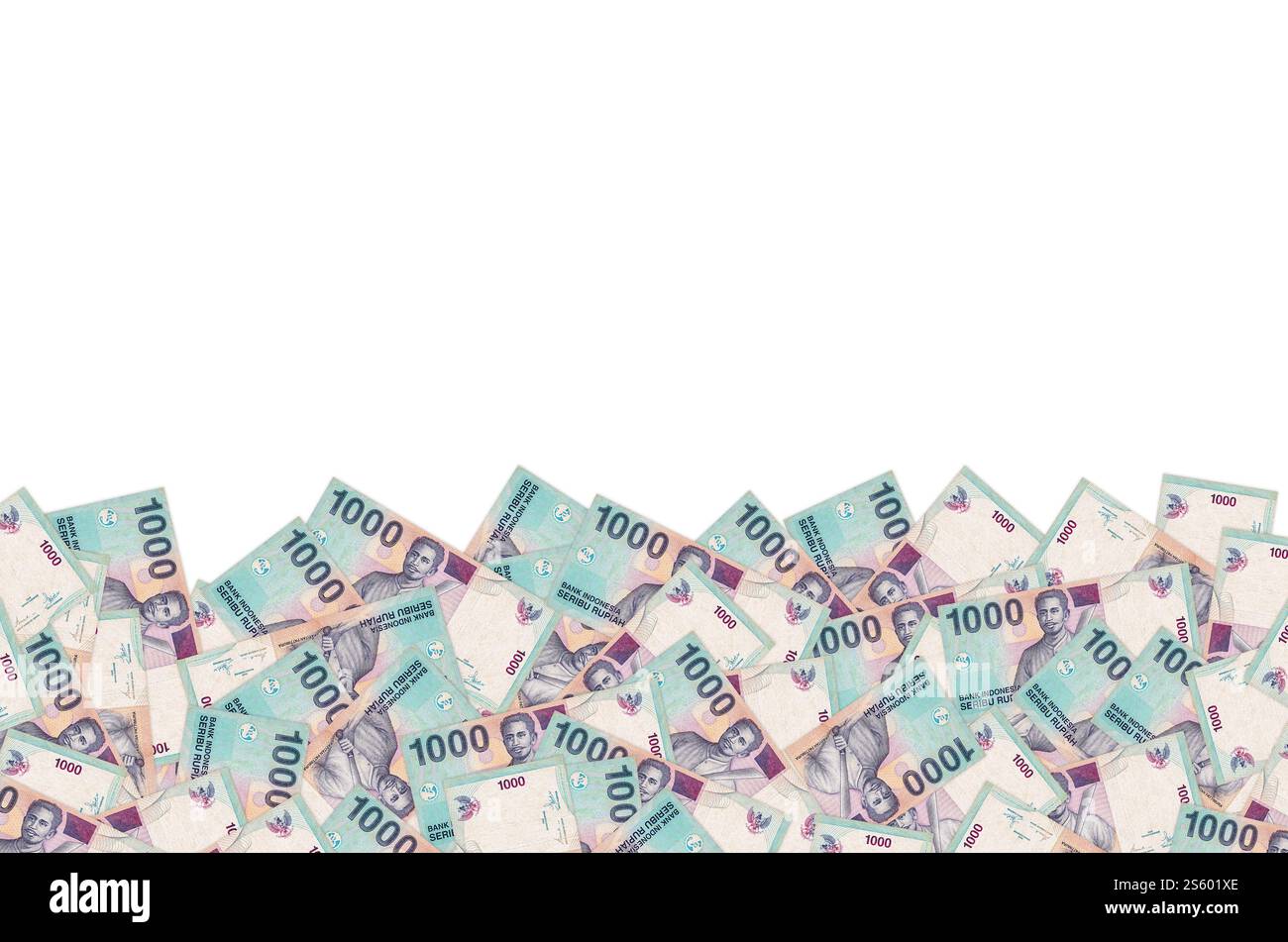 Kapitan Pattimura portrait on Indonesia 1000 rupiah bank note, former ...