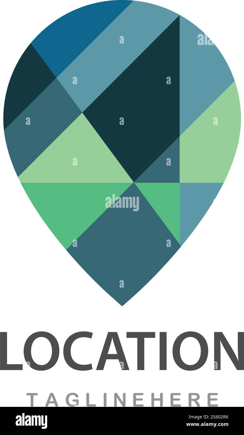 Location point Logo vector template Stock Vector Image & Art - Alamy