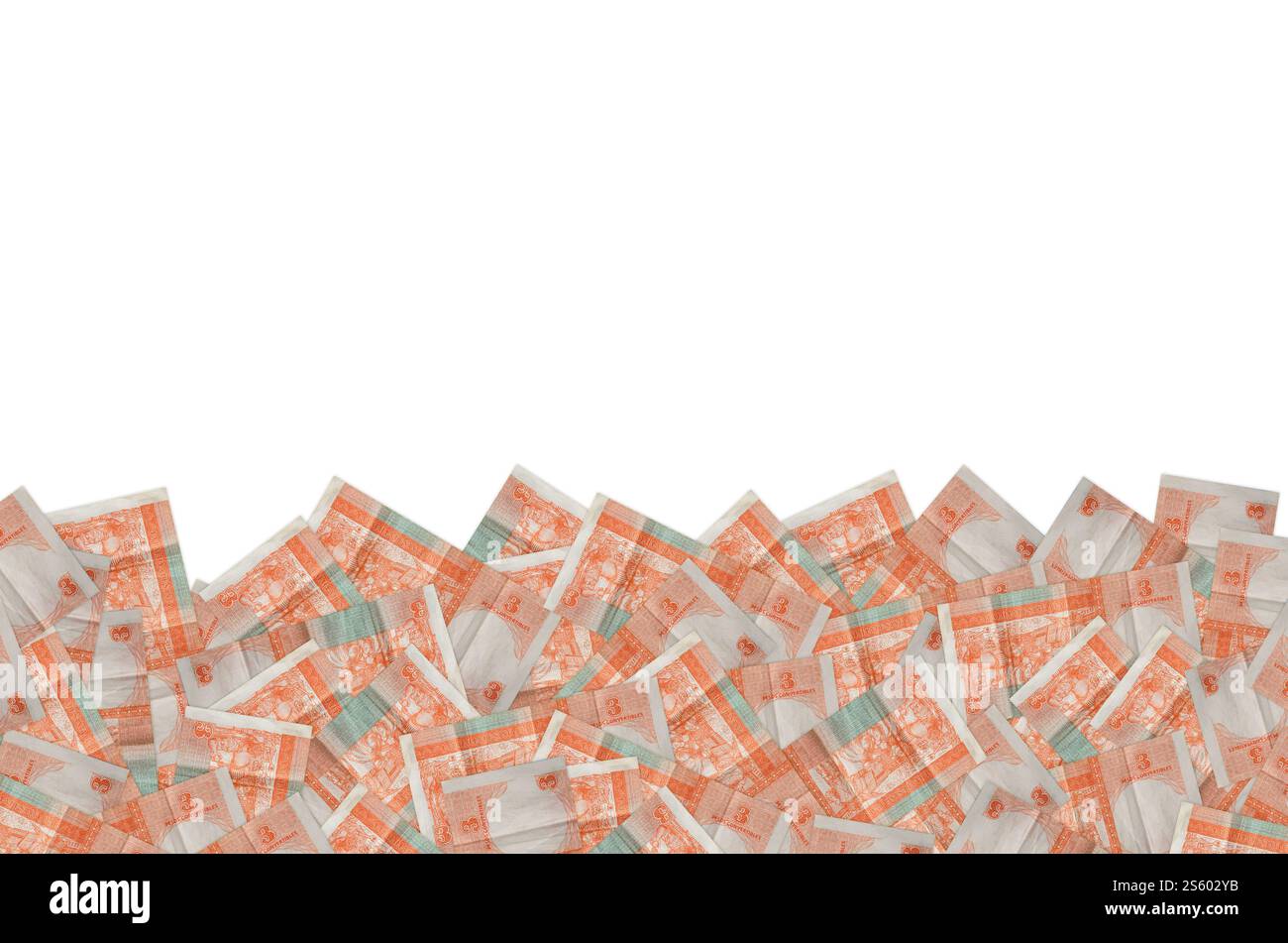 Santa Clara battle on cuban banknote of orange three pesos convertibles ...