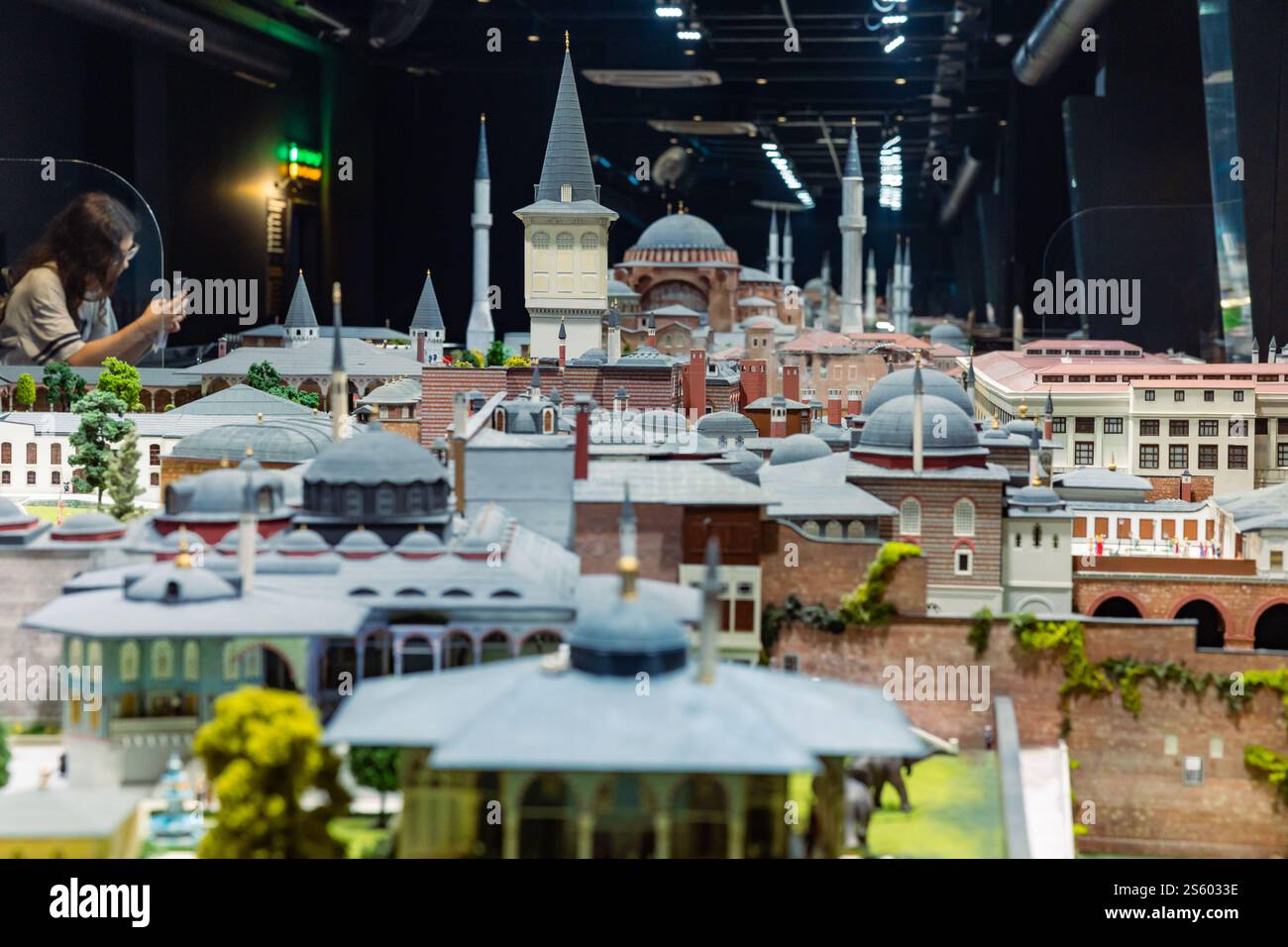 Istanbul Historical Peninsula Model Exhibition in Miniaturk. Istanbul ...