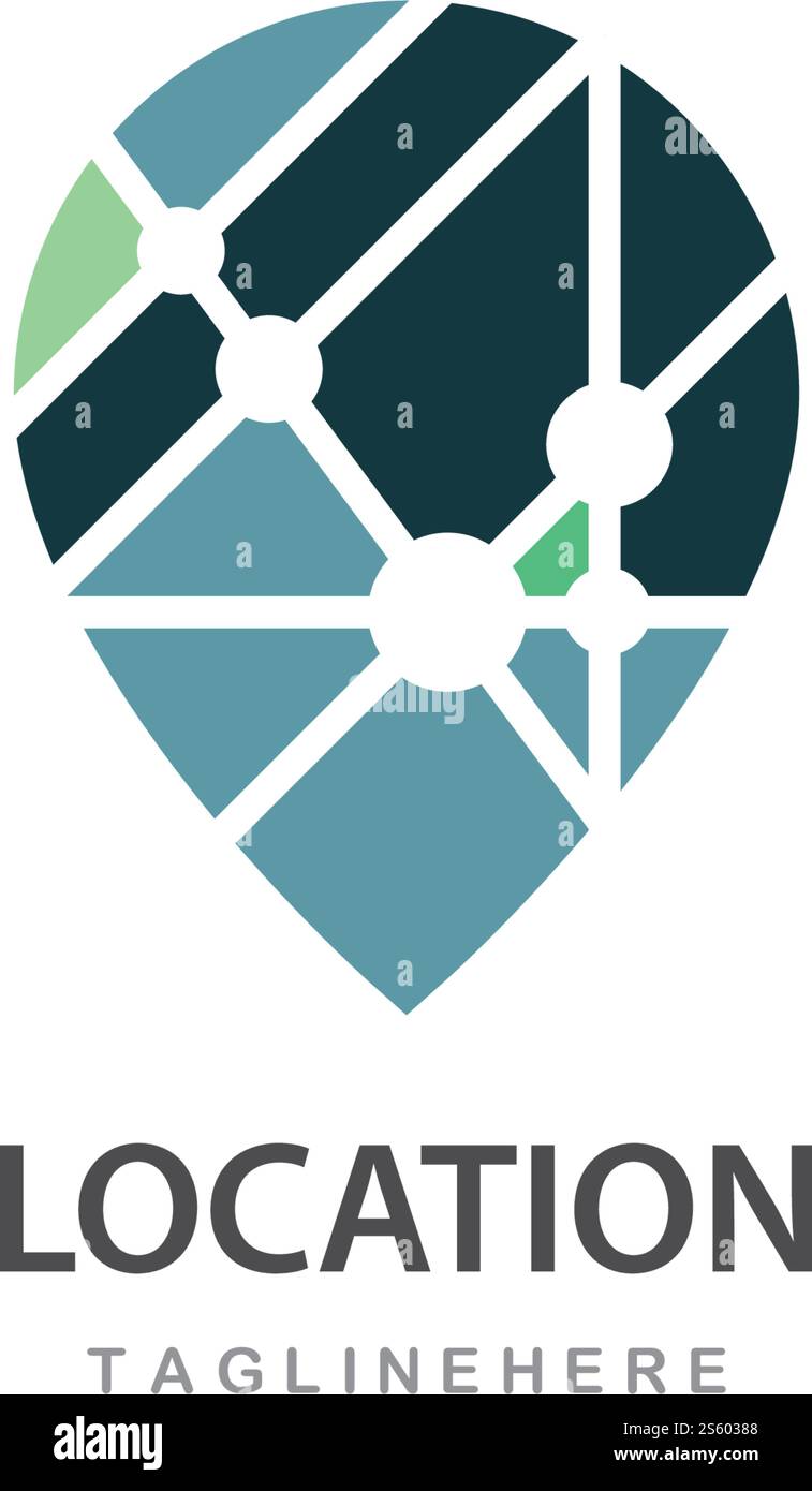 Location point Logo vector template Stock Vector Image & Art - Alamy