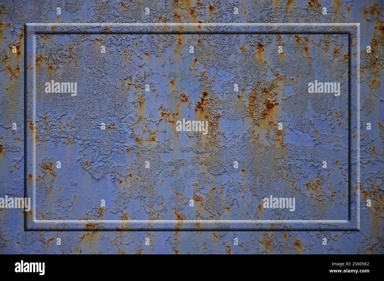 Texture of rough rusted metal surface with bulky gray highlighted ...