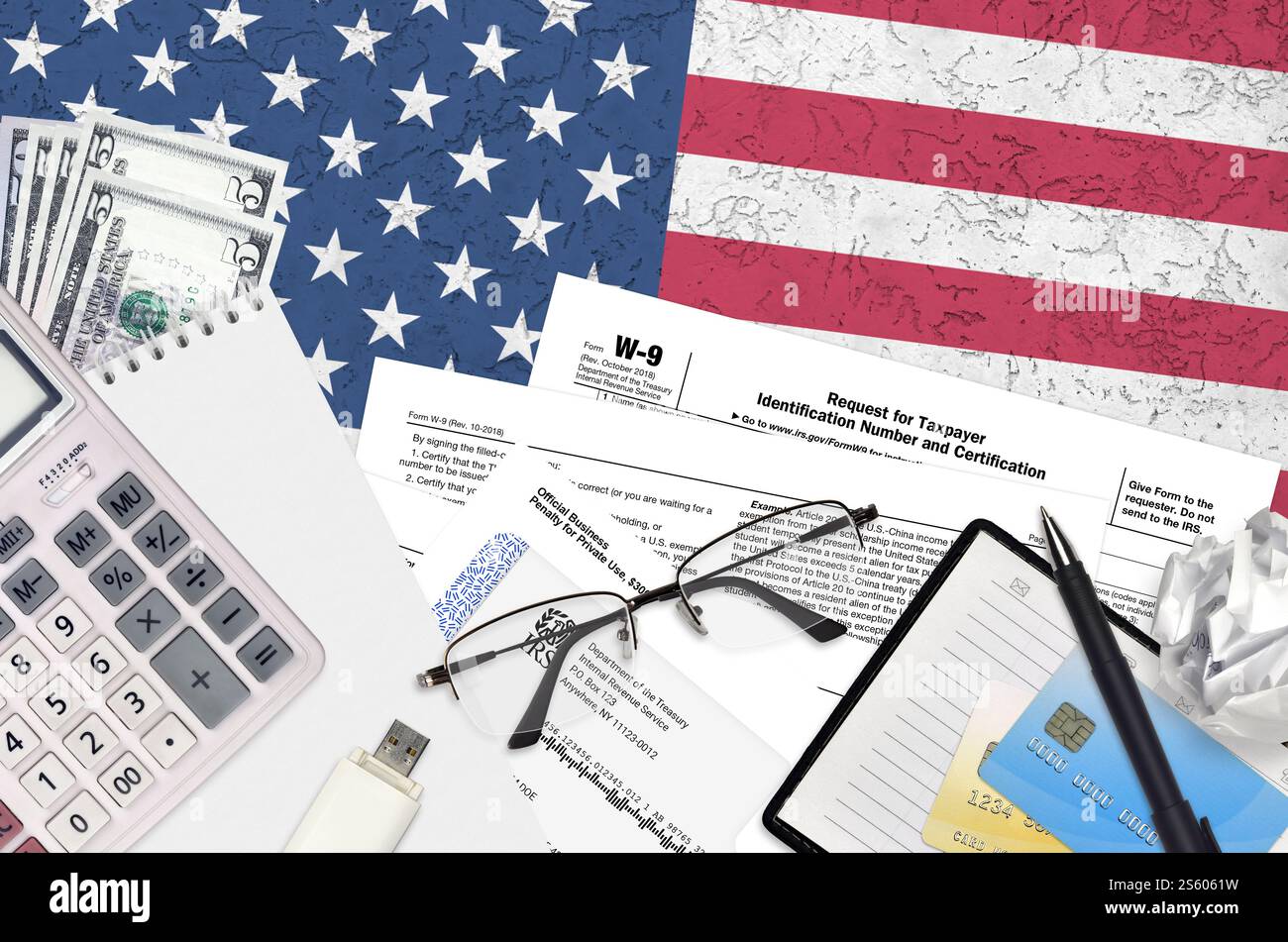 IRS form W-9 Request for taxpayer identification number and ...