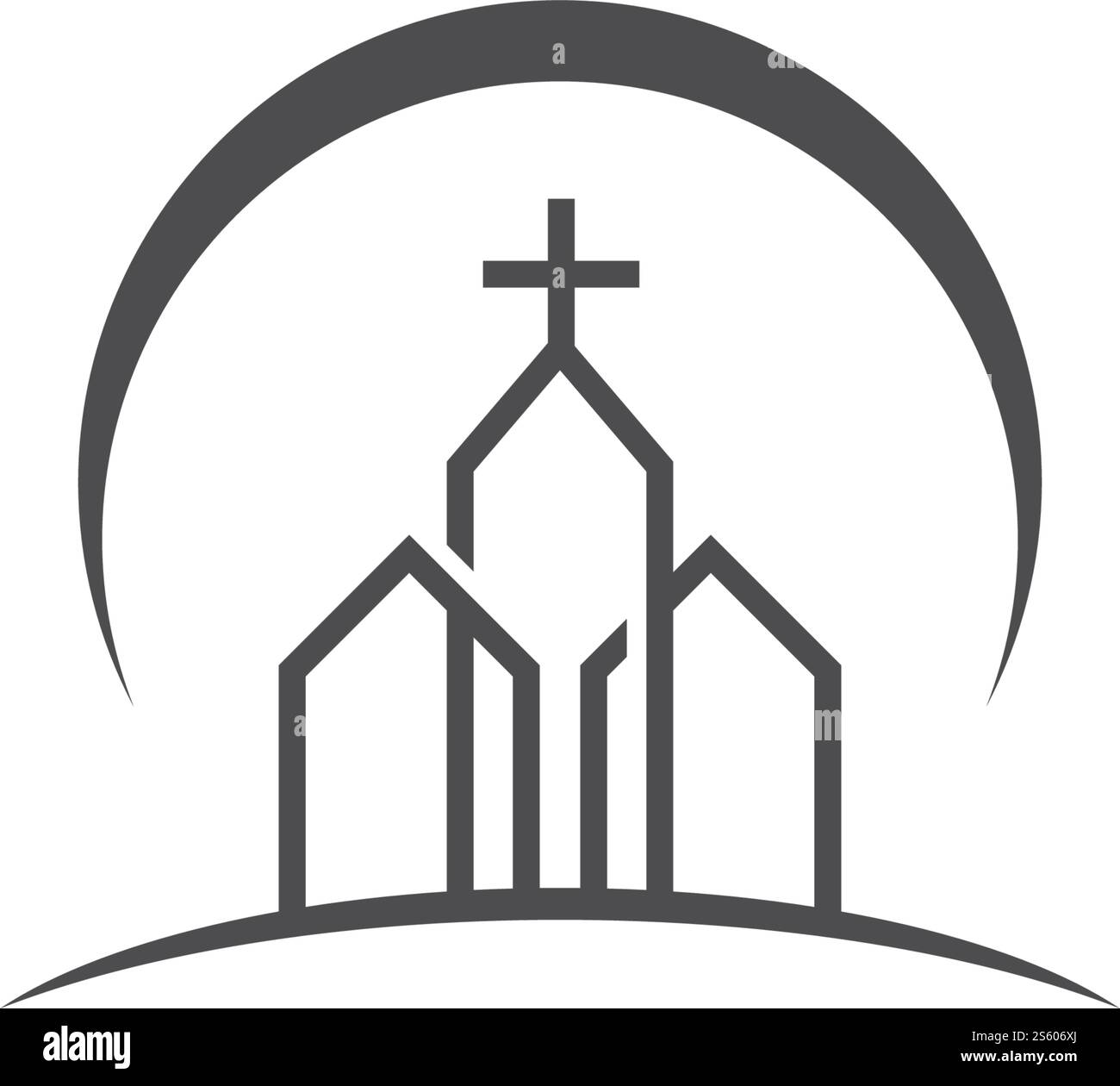 Church logo vector ilustration template Stock Vector Image & Art - Alamy