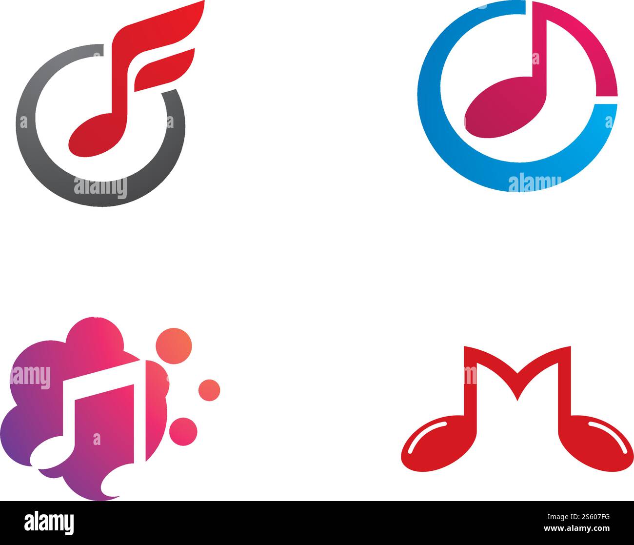 Music icon set, Illustration Stock Vector Image & Art - Alamy