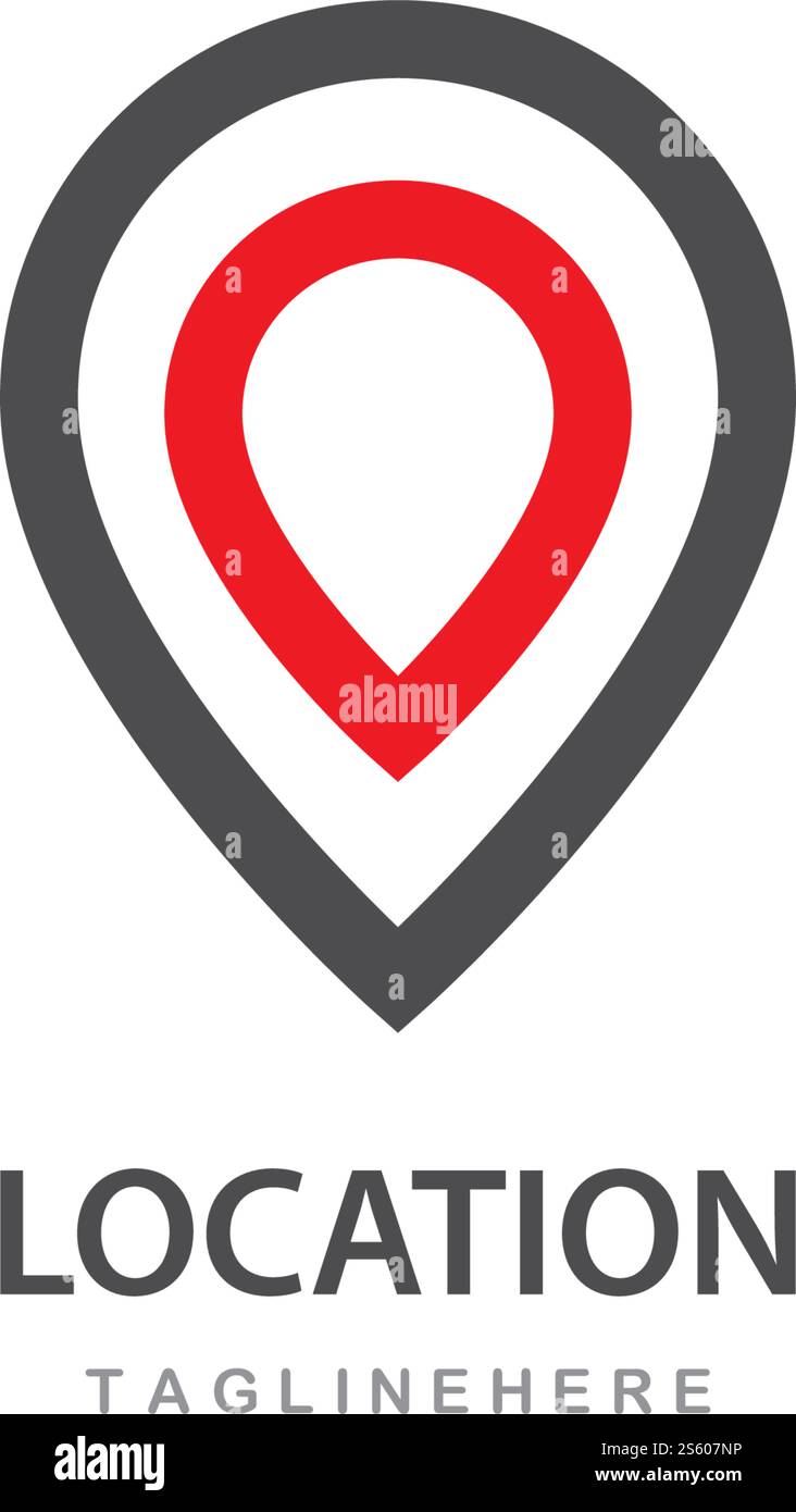 Location point Logo vector template Stock Vector Image & Art - Alamy