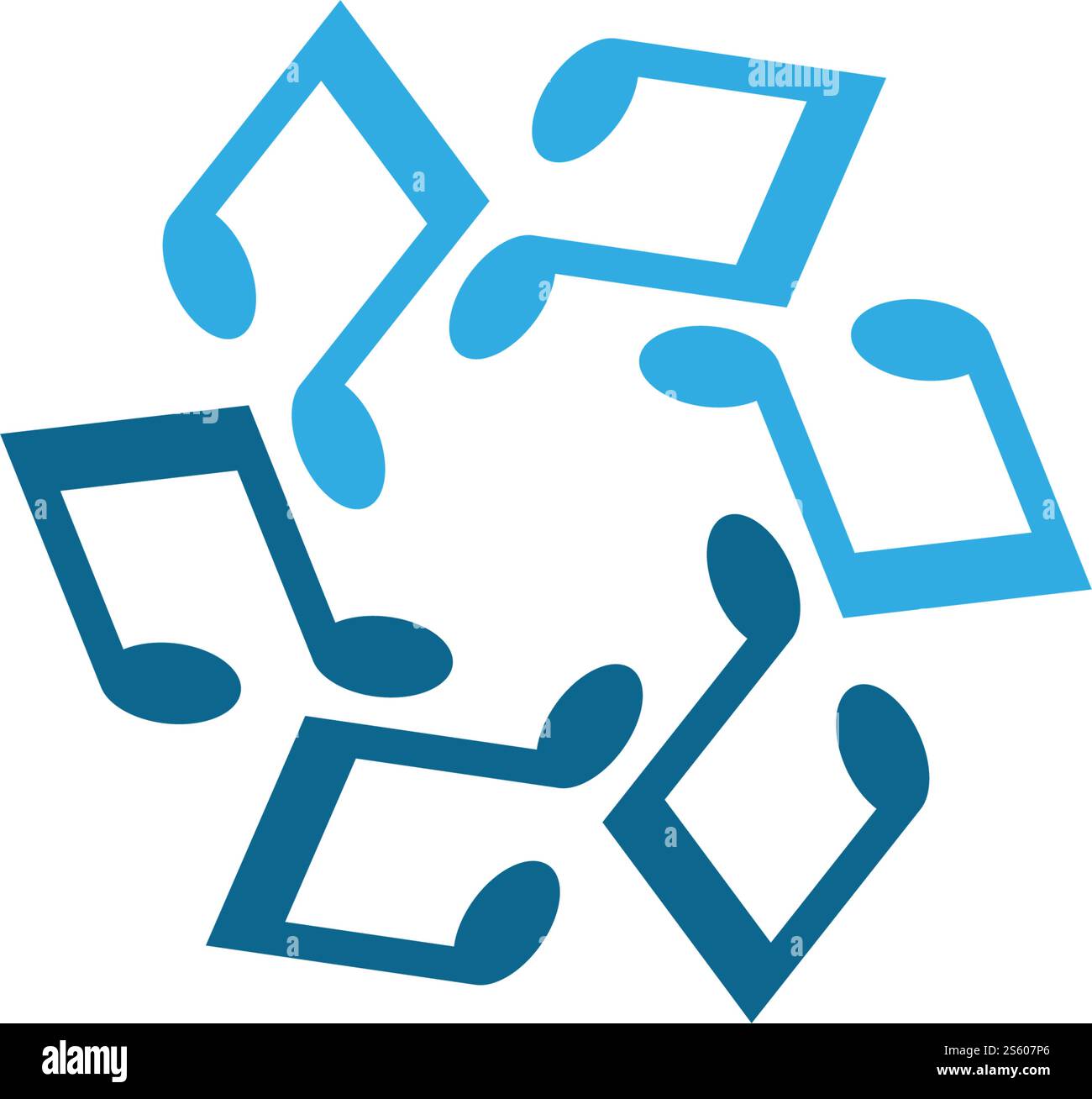 Music note logo Vector template Stock Vector Image & Art - Alamy