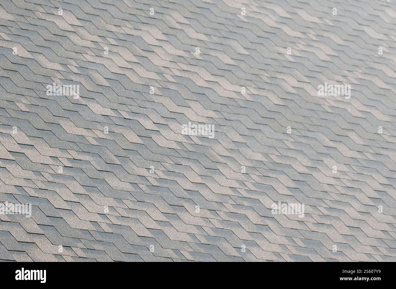 Flexible shingles of bitumen roofing surface. Background mosaic texture ...