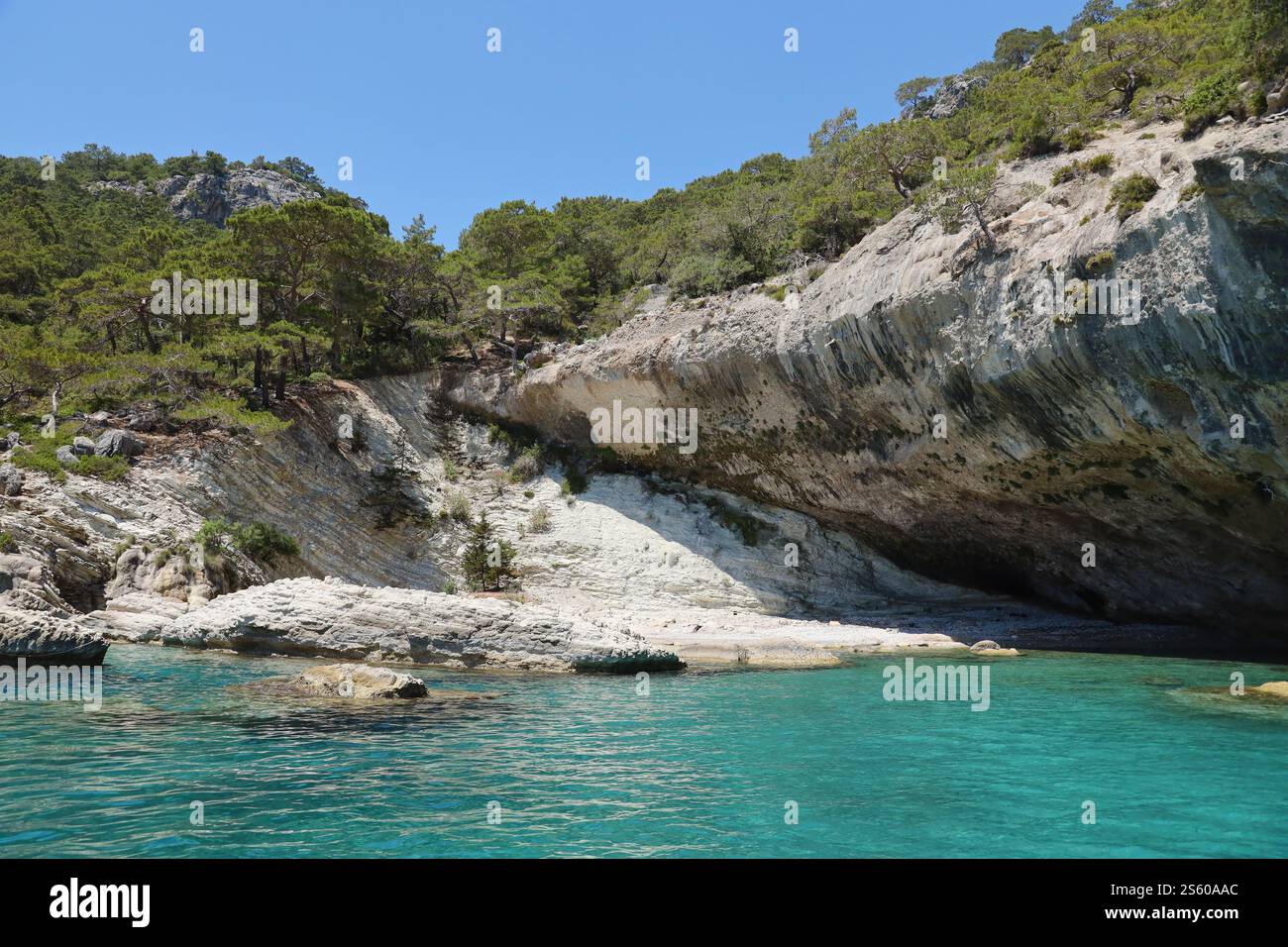 Travel in Turkey Aegean sea and rocks island landscape nature ...