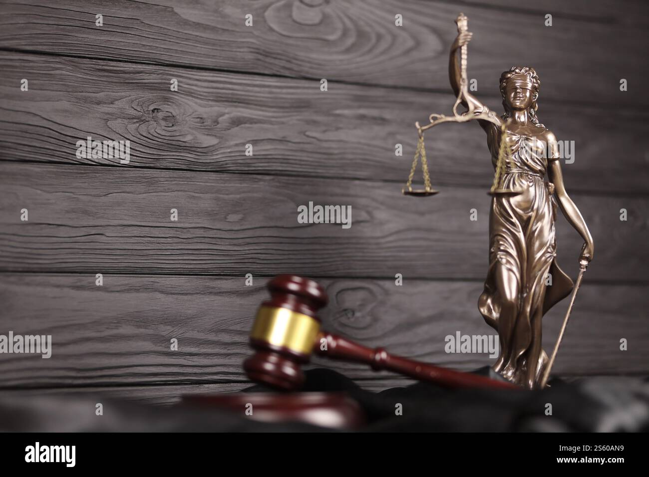 The Statue of Justice - lady justice or justitia the Roman goddess of ...