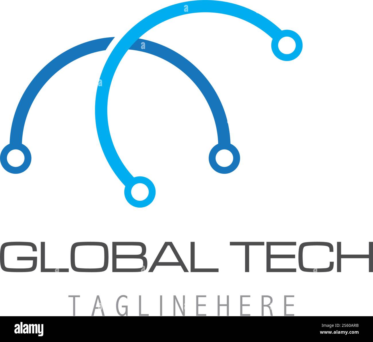Global technology logo vector template Stock Vector Image & Art - Alamy