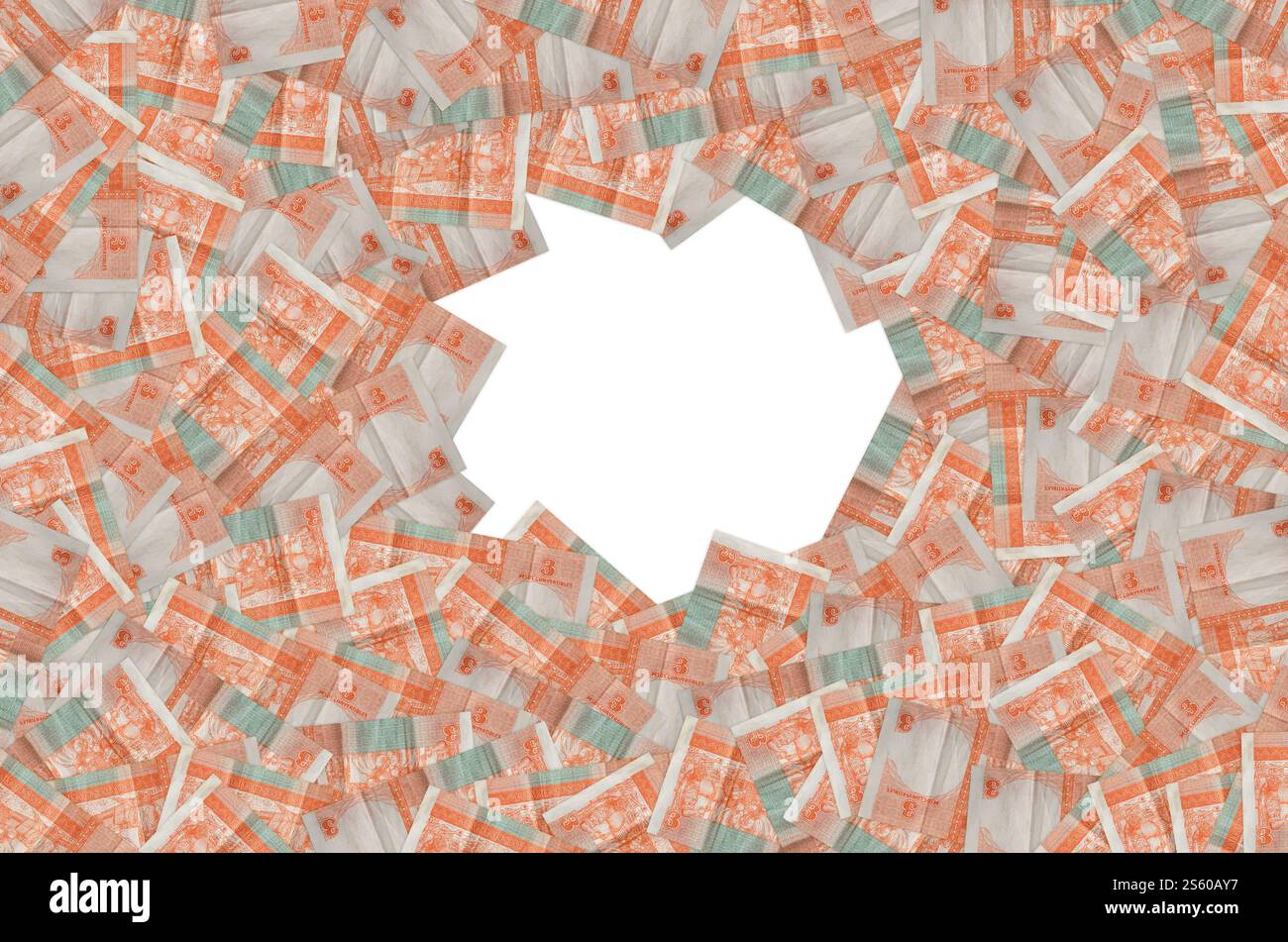 Santa Clara battle on cuban banknote of orange three pesos convertibles ...