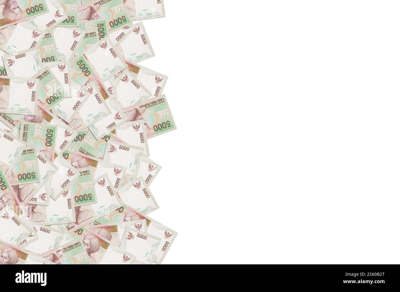 Portrait of Bondjol - Minangkabau religious leader on Indonesia 5000 Rupiah 2001 bank note ...