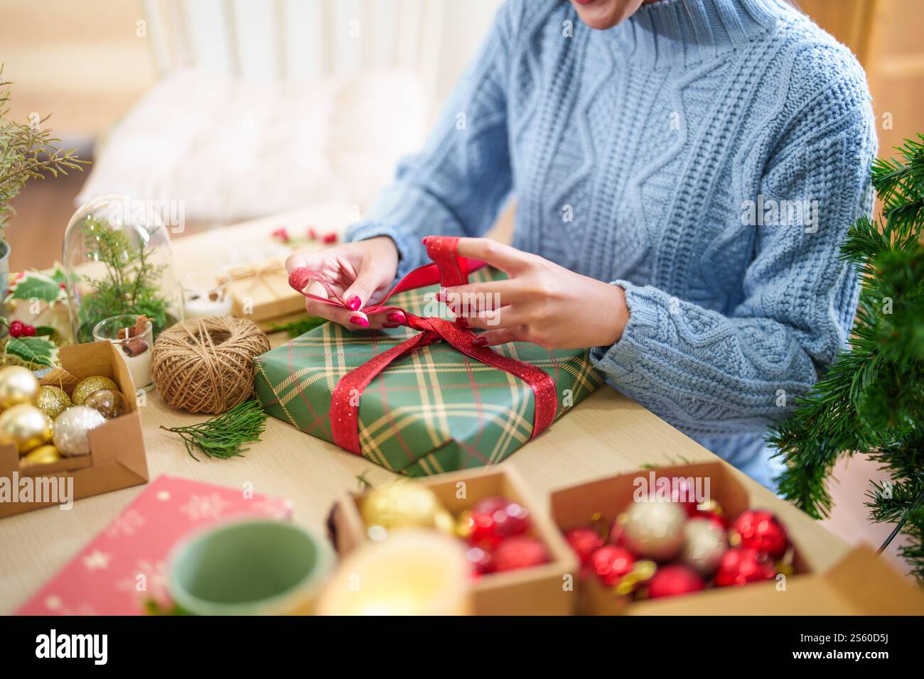 Eco in christmas background hi-res stock photography and images - Alamy