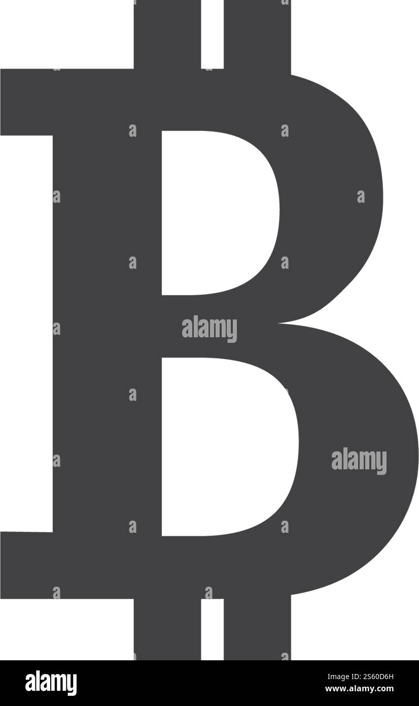 Bit coin icon template vector design Stock Vector Image & Art - Alamy
