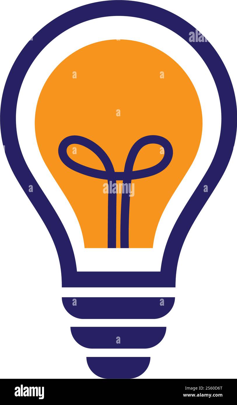 Bulb logo vector ilustration template Stock Vector Image & Art - Alamy