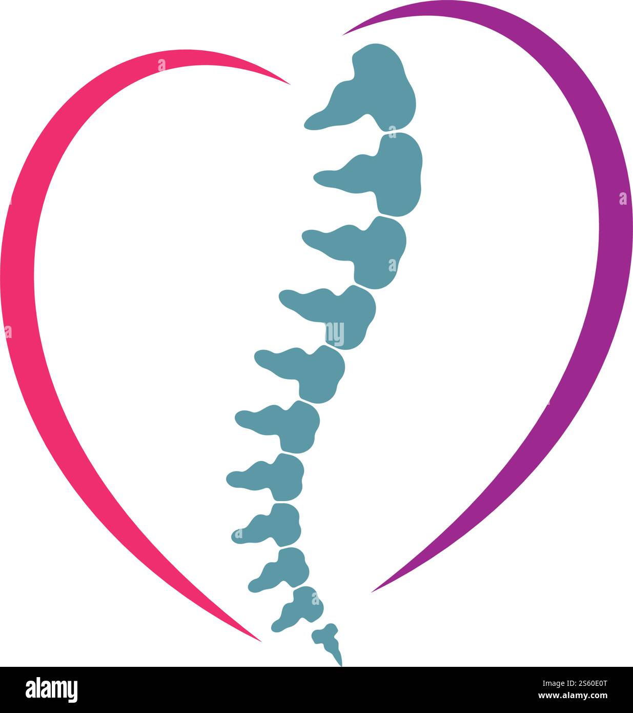 Spine diagnostics symbol logo template vector illustration design Stock ...