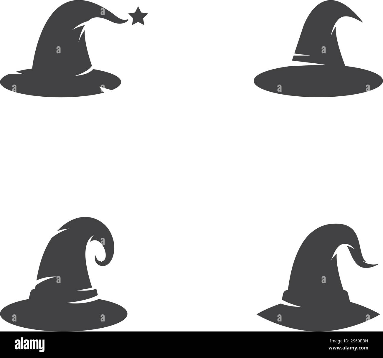 Wizard cap character logo vector template Stock Vector Image & Art - Alamy