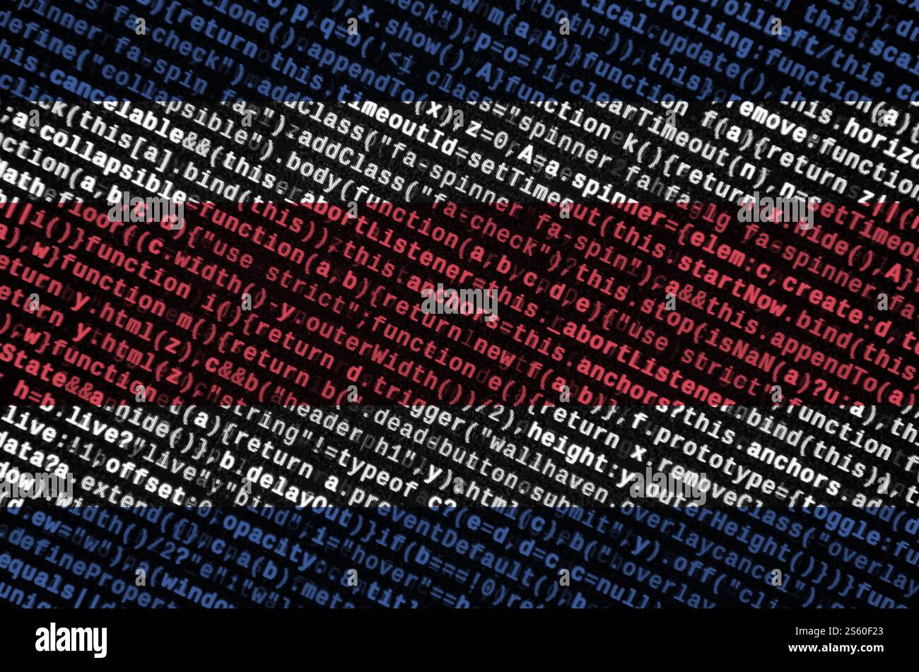 Costa Rica flag is depicted on the screen with the program code. The ...