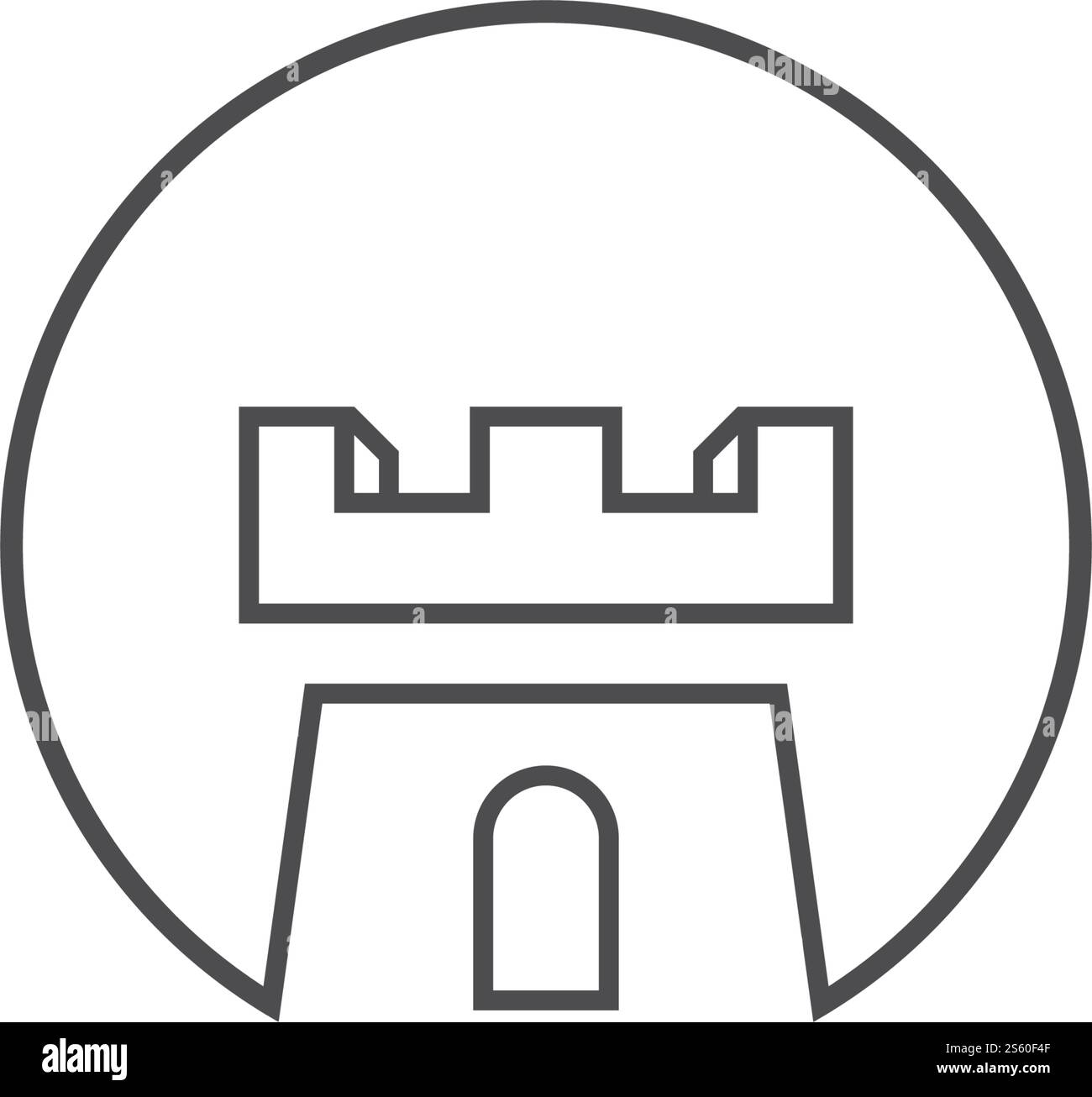 castle logo vector ilustration template Stock Vector Image & Art - Alamy