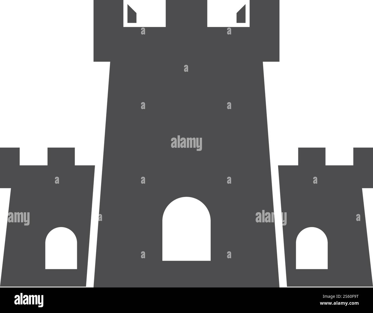 castle logo vector ilustration template Stock Vector Image & Art - Alamy
