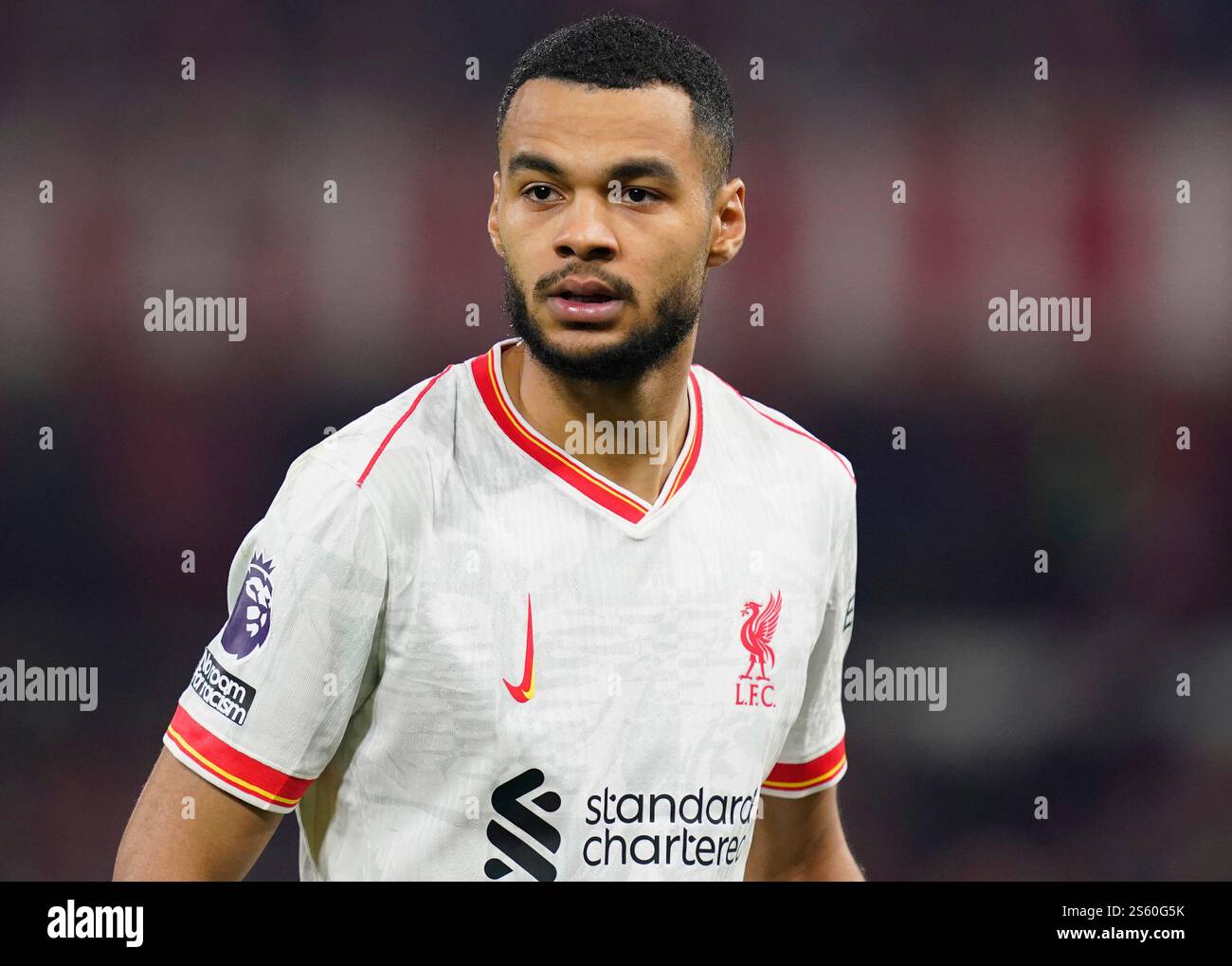 Nottingham, UK. 14th Jan, 2025. Cody Gapko of Liverpool during the ...