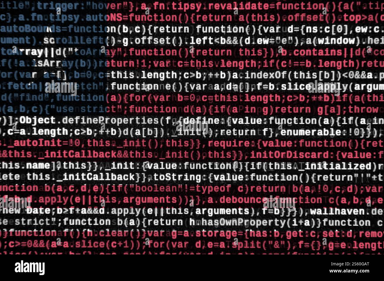 Liberia flag is depicted on the screen with the program code. The ...