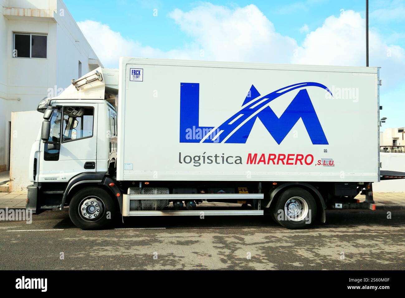 LM logistica Marrero, delivery lorry, Fuerteventura, Canary Islands ...