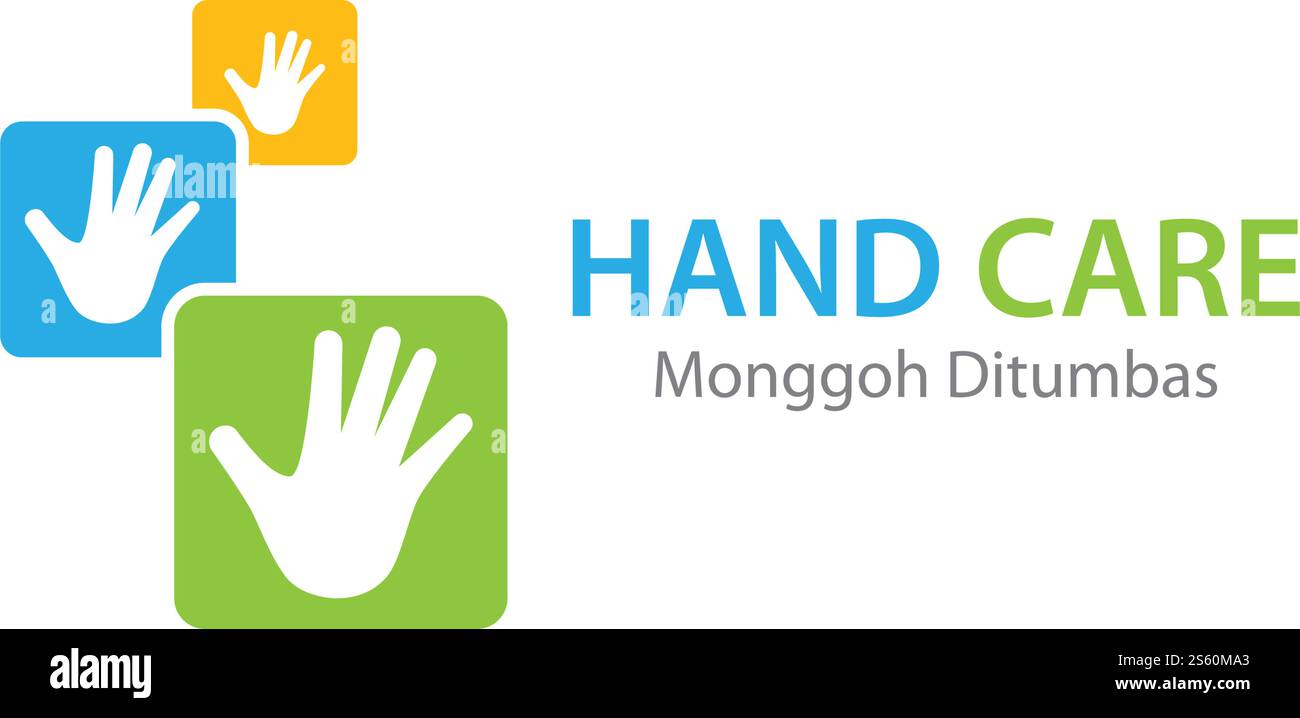Hand Care Logo Template vector Stock Vector Image & Art - Alamy