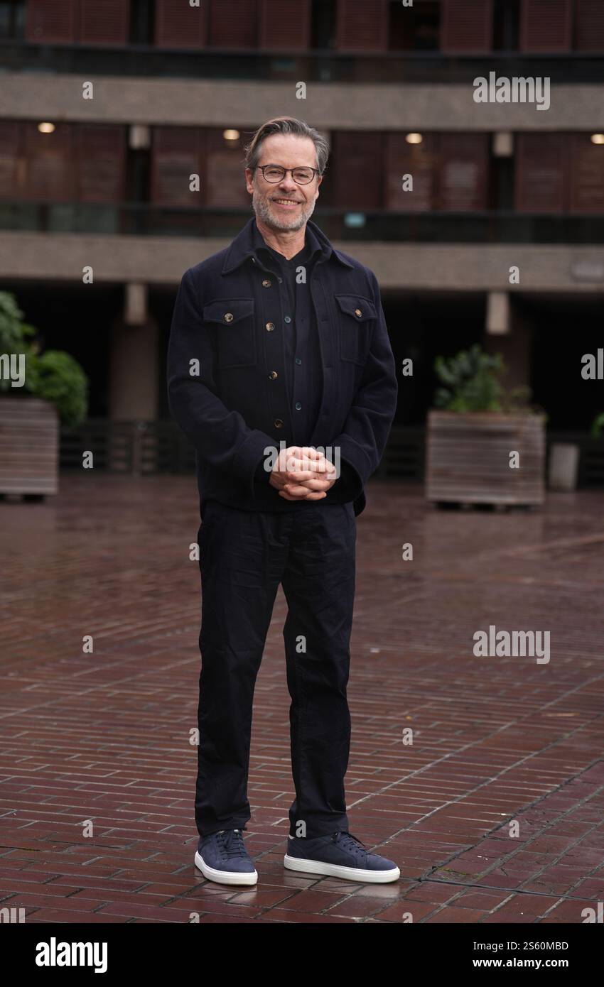 Guy Pearce attending the photocall for The Brutalist, at The Barbican ...
