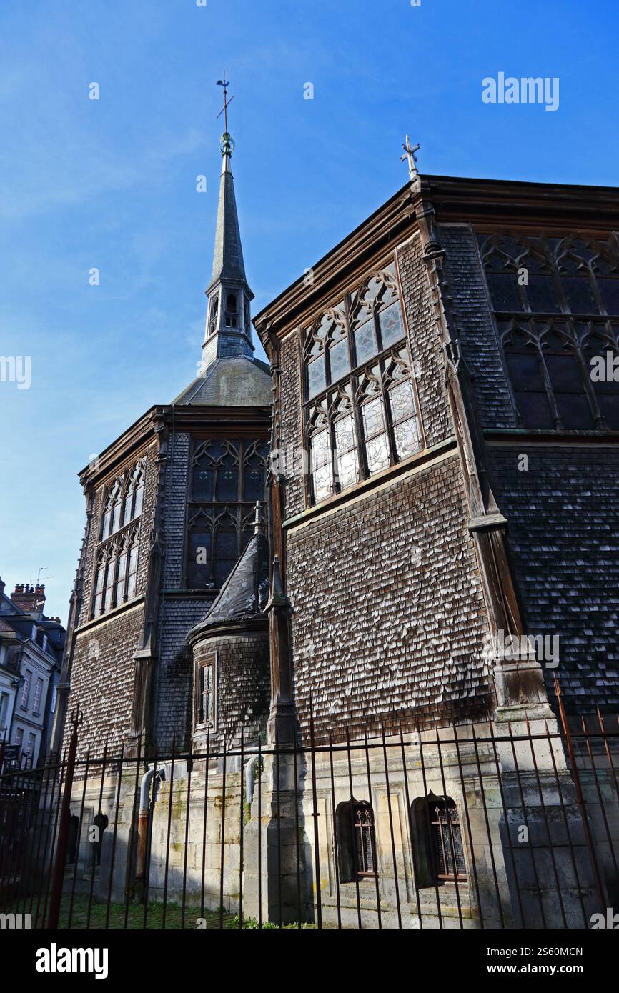 St Catherine's Church, the largest surviving wooden church in France ...