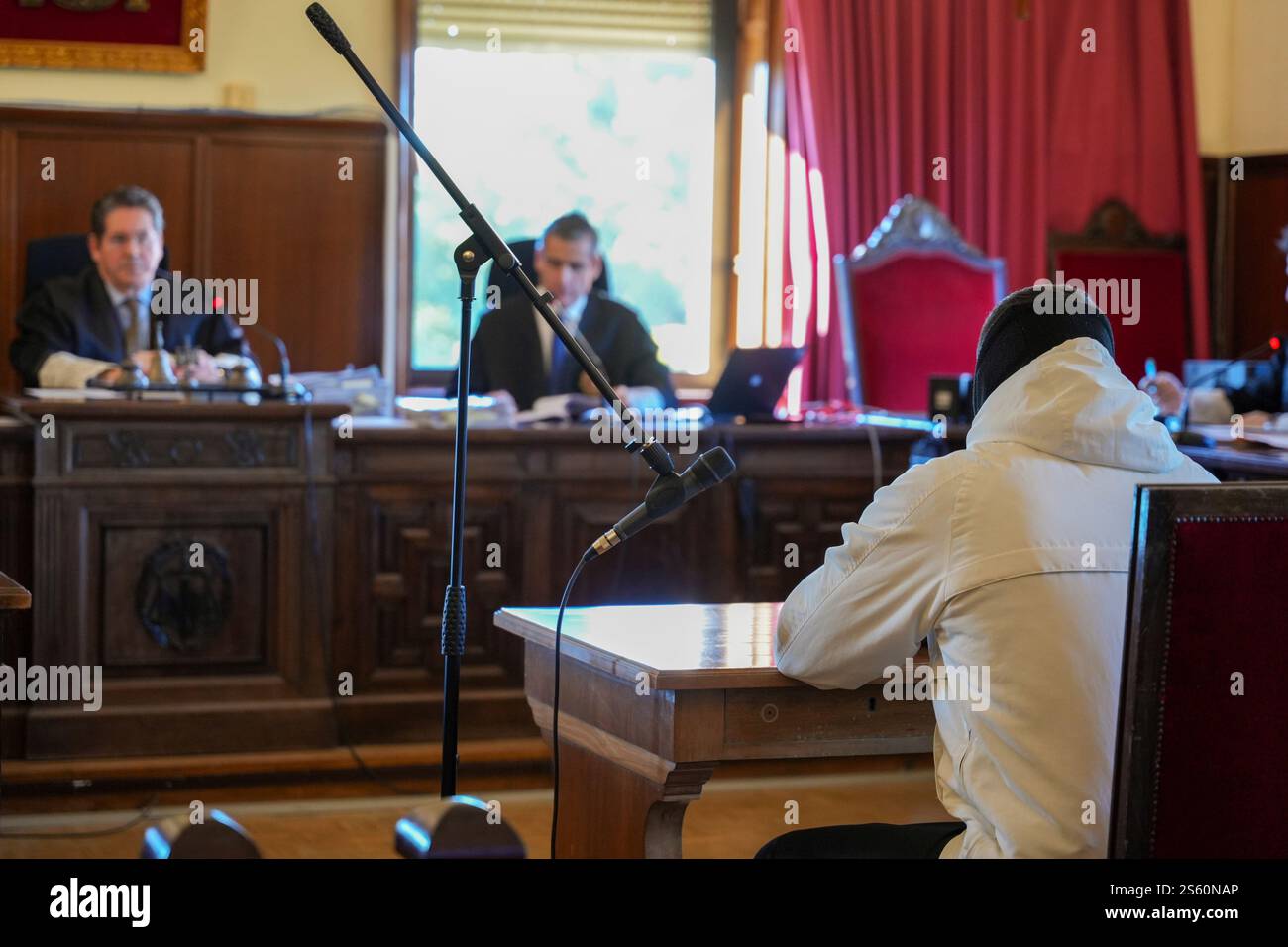 Images of the trial for the death of a run over baby. On January 15 ...