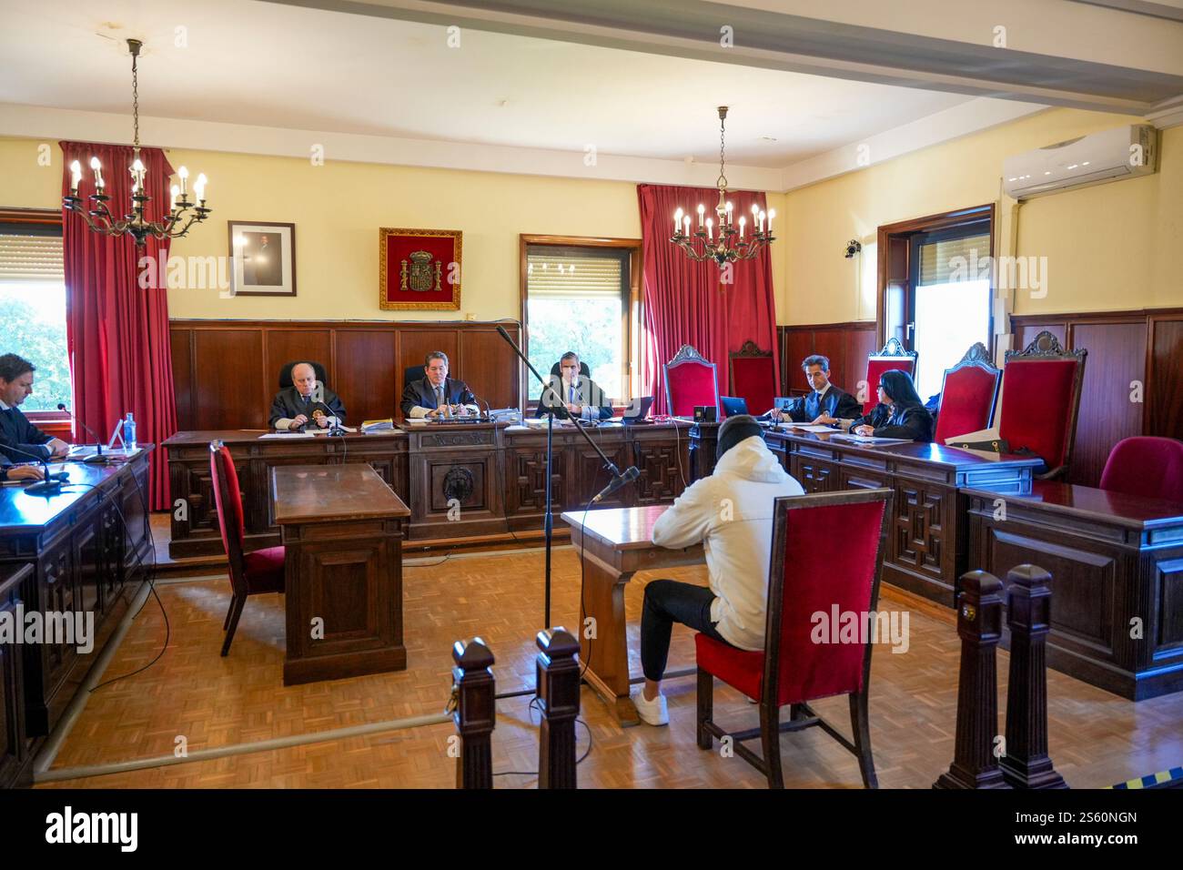 Images of the trial for the death of a run over baby. On January 15 ...