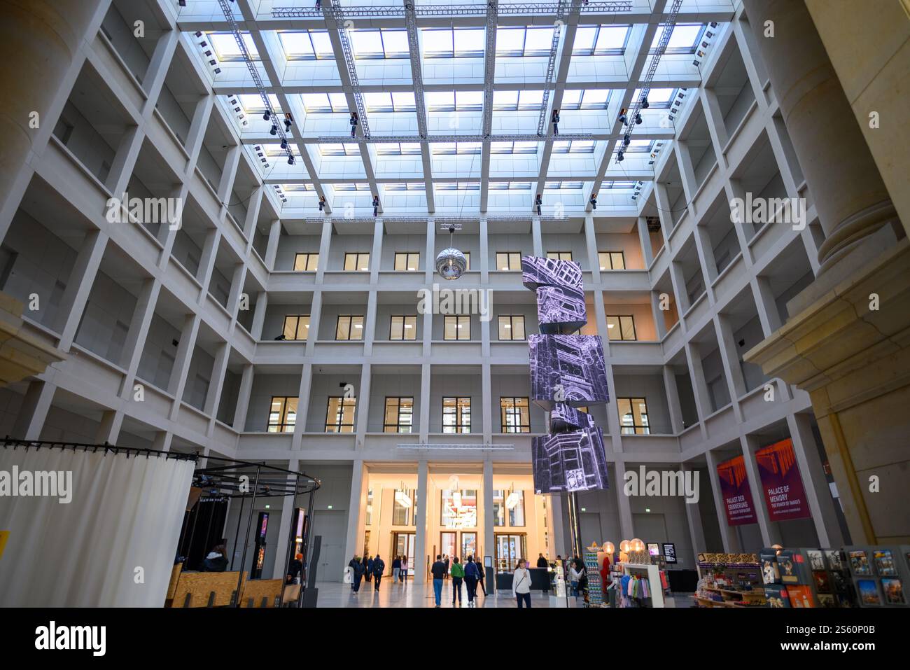 Humboldt Forum museum of human history, art and culture, in the Berlin ...