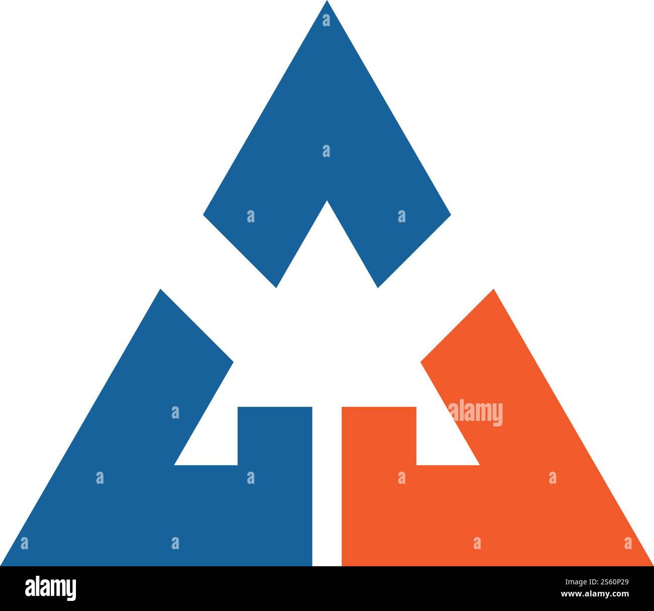 Abstract Triangle Logo vector Template Stock Vector Image & Art - Alamy