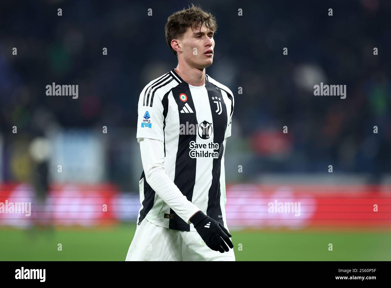 Bergamo, Italy. 14th Jan, 2025. Nicolo Savona of Juventus Fc looks on ...