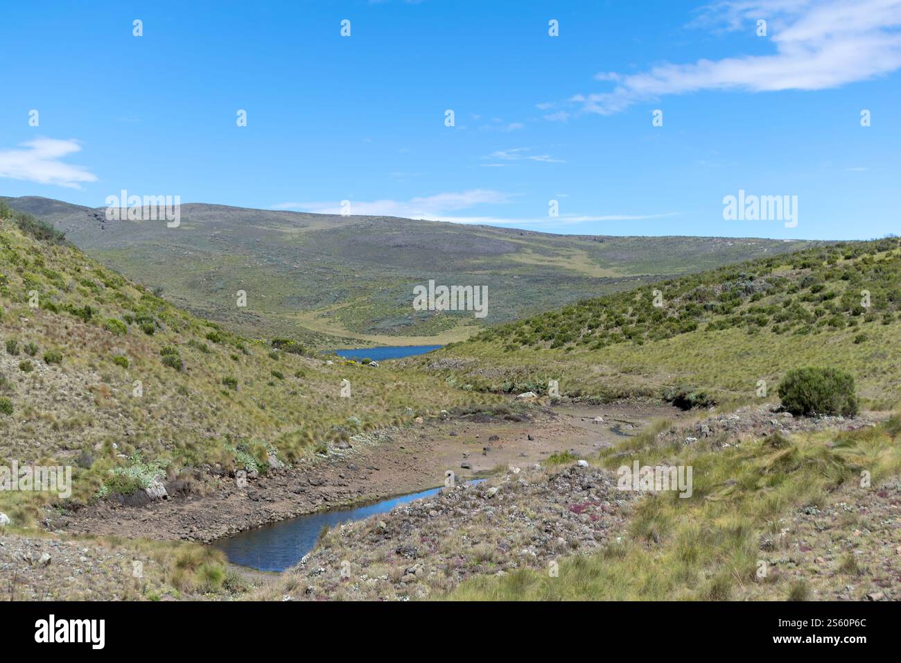 Lake Ellis. It is one of the five glacial lakes located along Mt Kenya ...