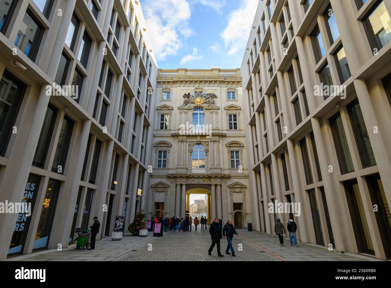 Humboldt Forum museum of human history, art and culture, in the Berlin ...