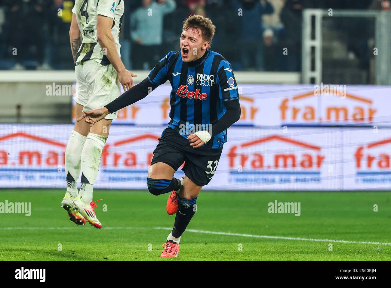 Bergamo, Italien. 14th Jan, 2025. Mateo Retegui of Atalanta BC ...