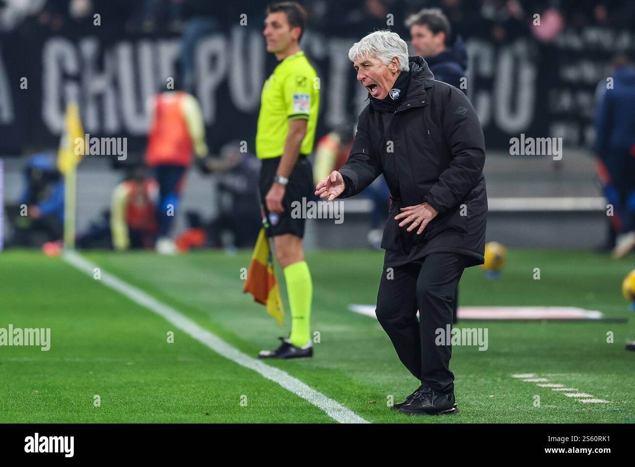 Gian Piero Gasperini Head Coach of Atalanta BC reacts during Serie A ...