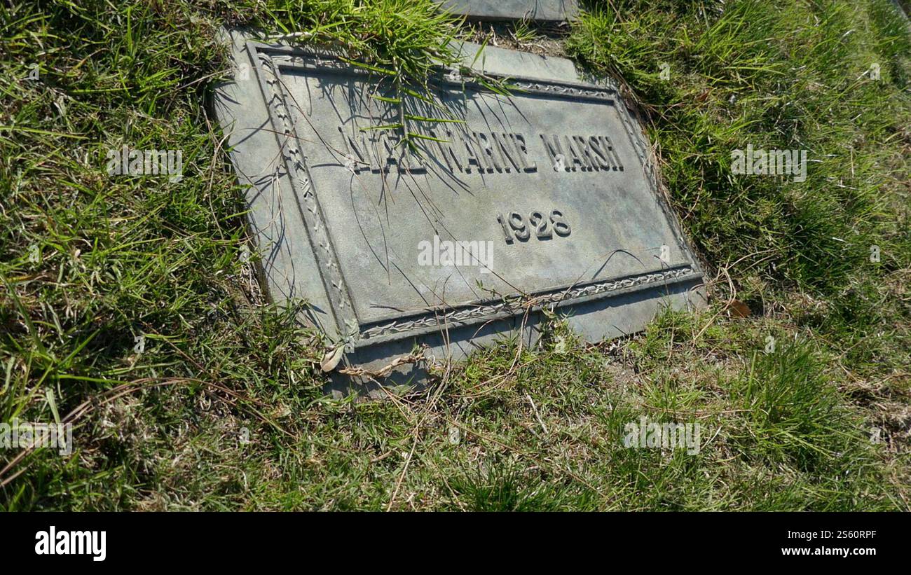 Glendale, California, USA 13th January 2025 Mae Warne Marsh Grave with son Cinematographer ...